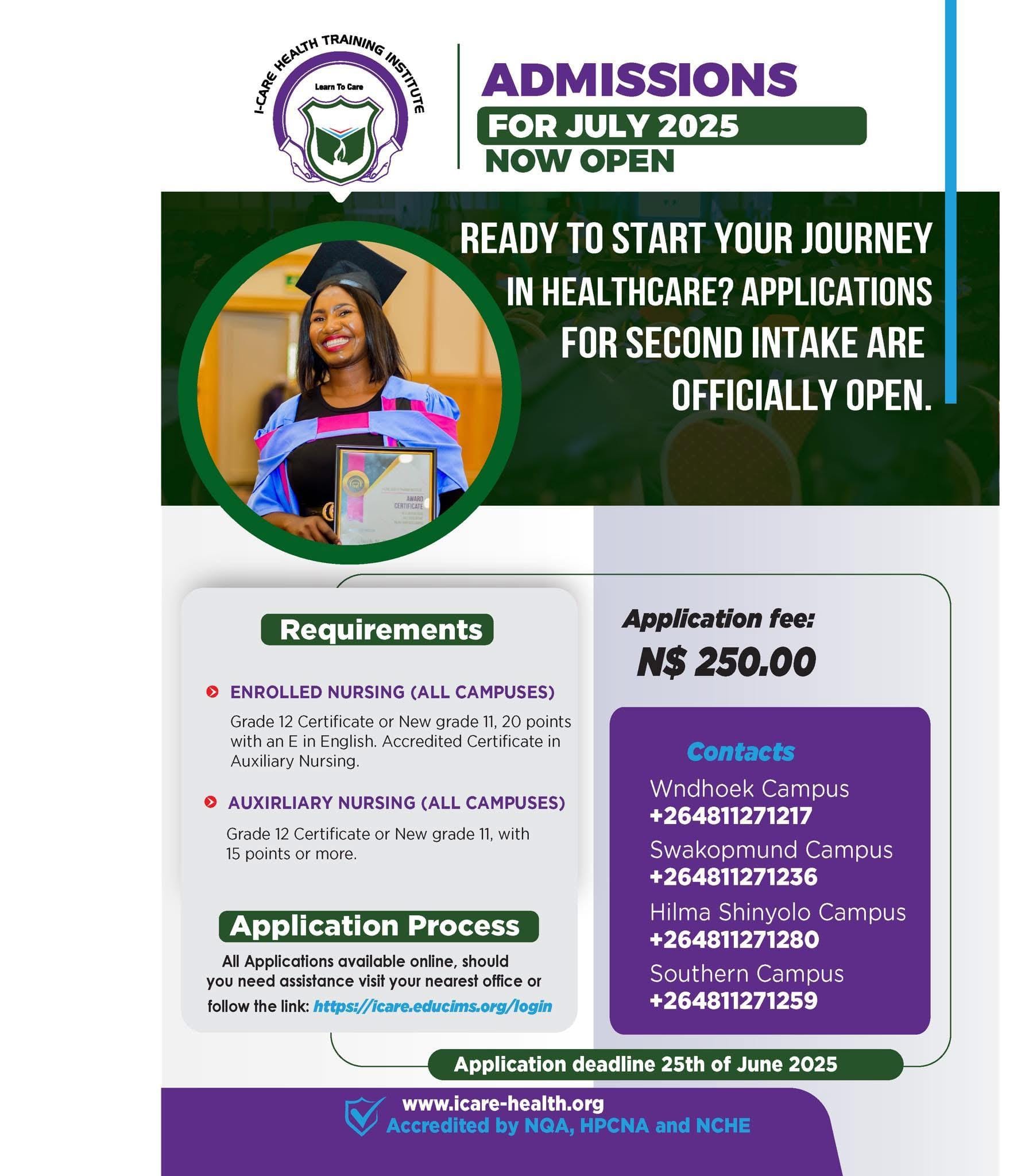 Accredited Nursing Education - I-Care Health Training Institute